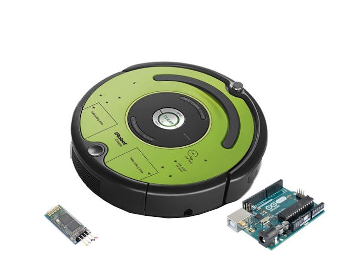 Controlling A Roomba Robot With Arduino And Android Device Arduino Project Hub