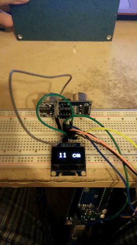 Distance Sensor and OLED - Hackster.io