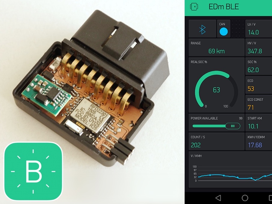 EDm BLE - Monitor your EV - Hackster.io