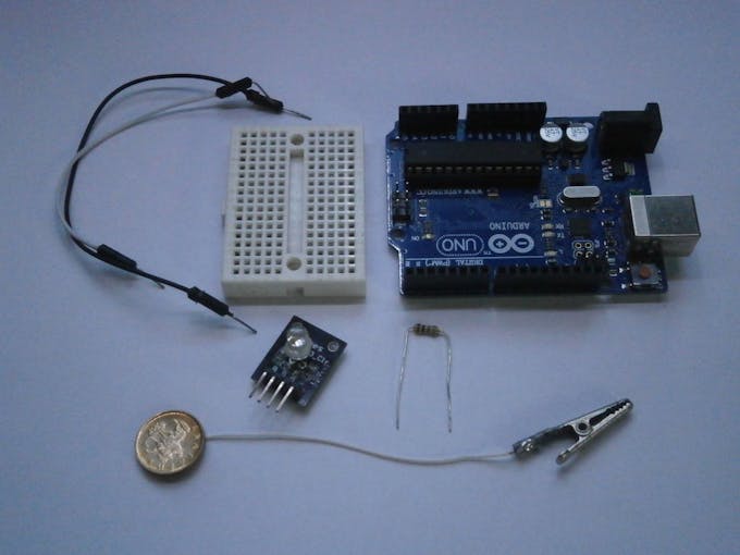 Arduino Capacitive Sensor In Less Than 2 Minutes Arduino Project Hub