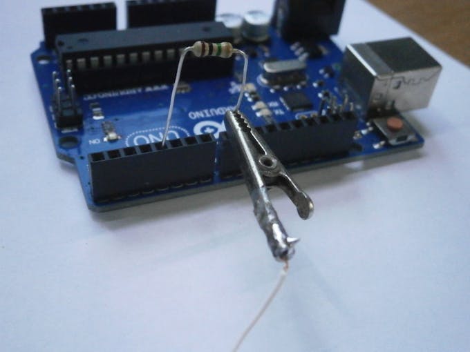 Arduino Capacitive Sensor In Less Than 2 Minutes Arduino Project Hub