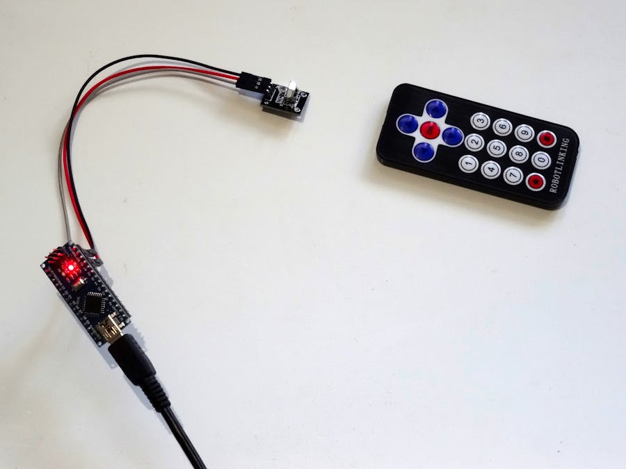 Arduino Nano And Visuino Infrared Remote Control Receiver Arduino Project Hub