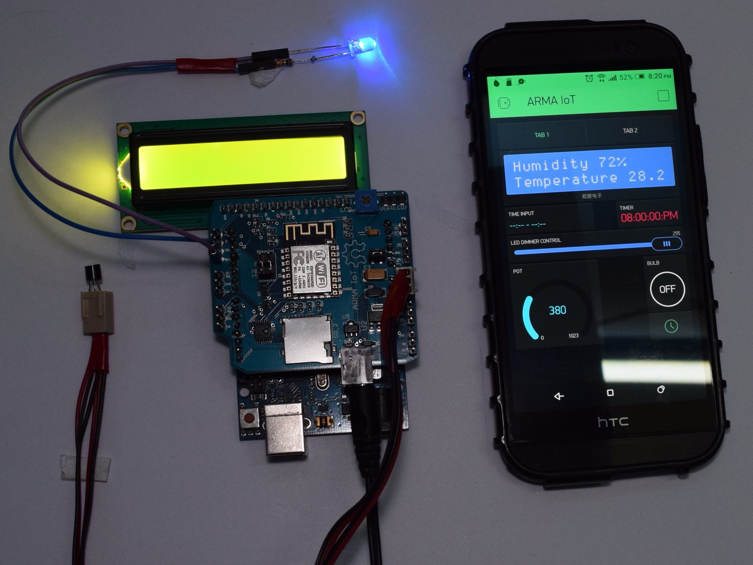 Interfacing ARMA IoT with Blynk - Hackster.io