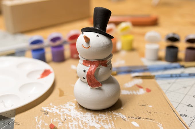 3D Print and Post Process - The Cutest Snowman Ever! - Hackster.io