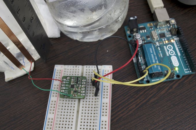 Non Contact Capacitive Liquid Level Sensing Using Fdc1004 Arduino Project Hub