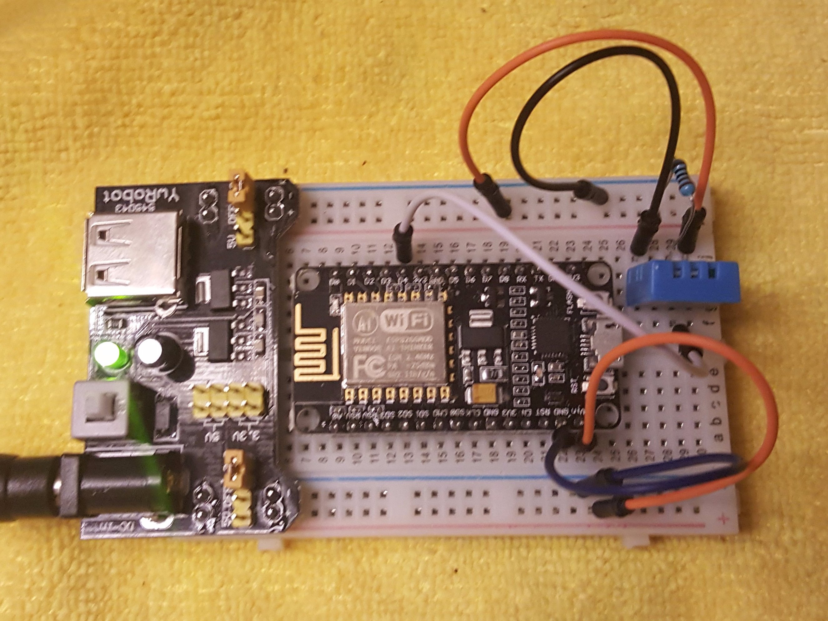 NodeMCU Web Server with DHT11 data - Hackster.io