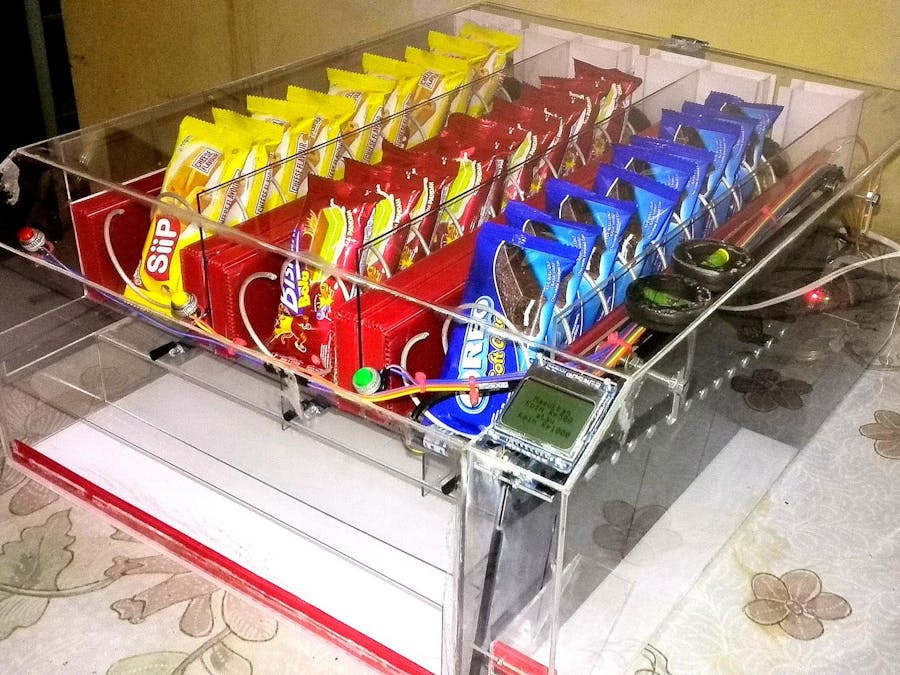Snacks Vending Machine Powered By Arduino Arduino Project Hub