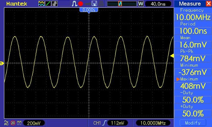 30MHZ DDS Signal Generator on Arduino - Hackster.io