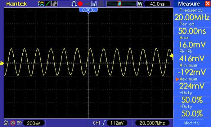 30MHZ DDS Signal Generator on Arduino - Hackster.io