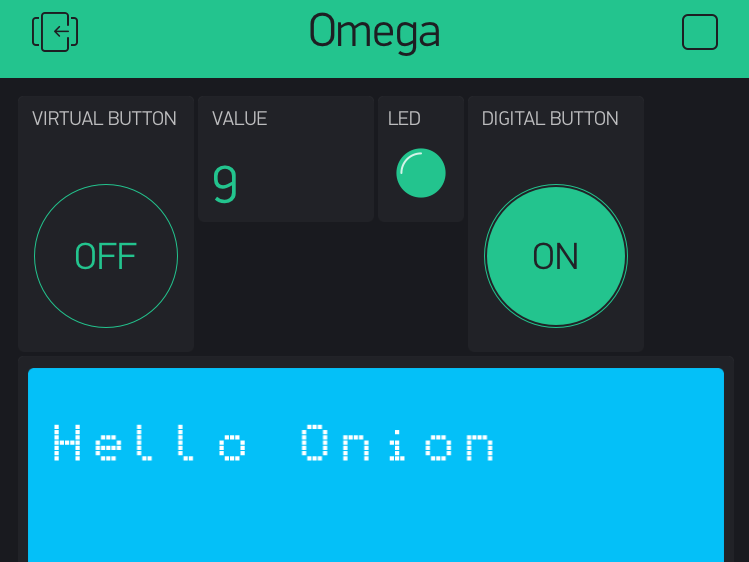 Blynk with Onion Omega2p: Buttons, LED, LCD, Virtual Display - Hackster.io