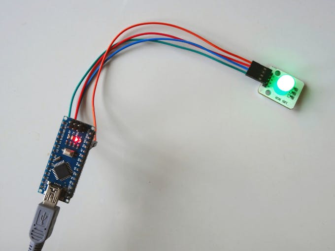 Arduino Nano And Visuino Animate The Colors Of Rgb Led Arduino Project Hub