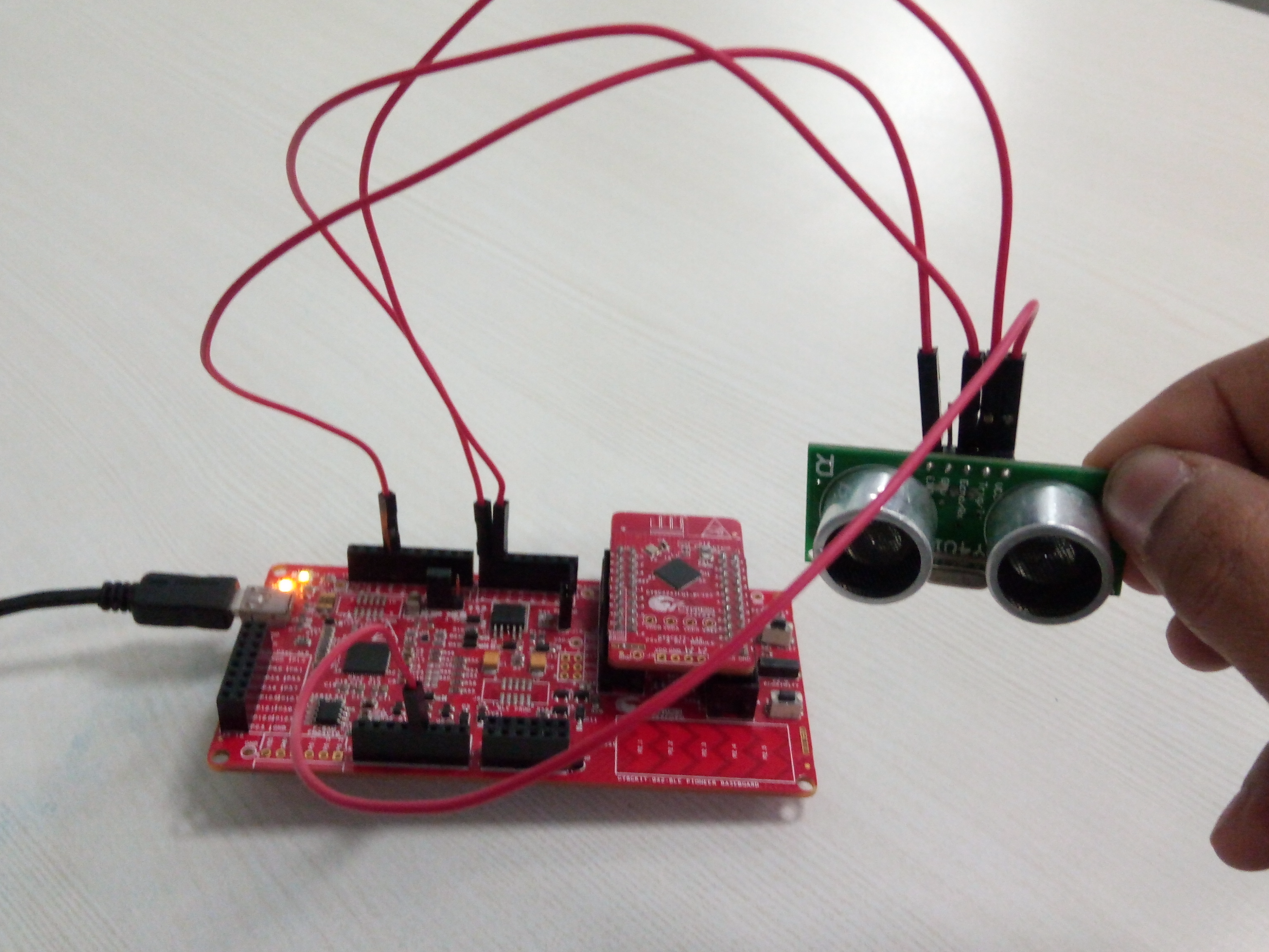 Measuring Distance With US-100 Ultrasonic Sensor - Hackster.io