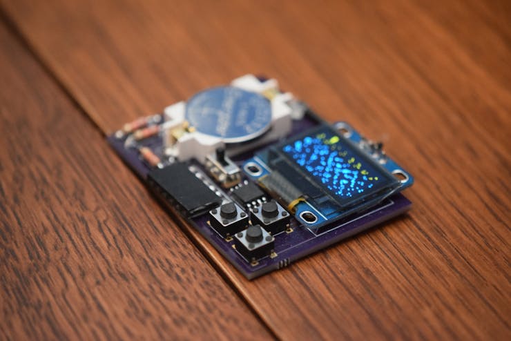 Business Card/Game Console: ATtiny85 and OLED Screen - Hackster.io