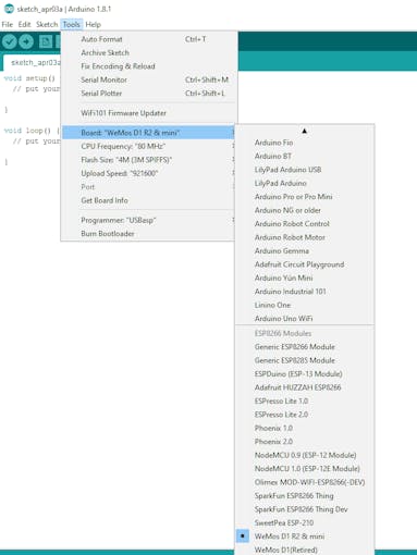 WeMos ESP8266 Remote PC Switch - Hackster.io