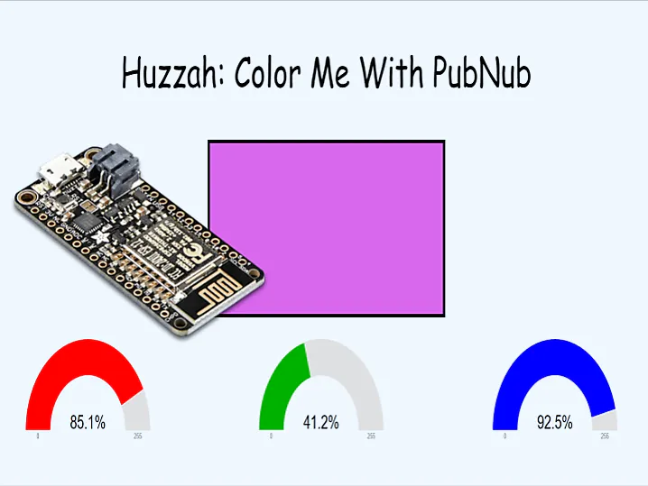 Huzzah! Color Me With PubNub! - Hackster.io