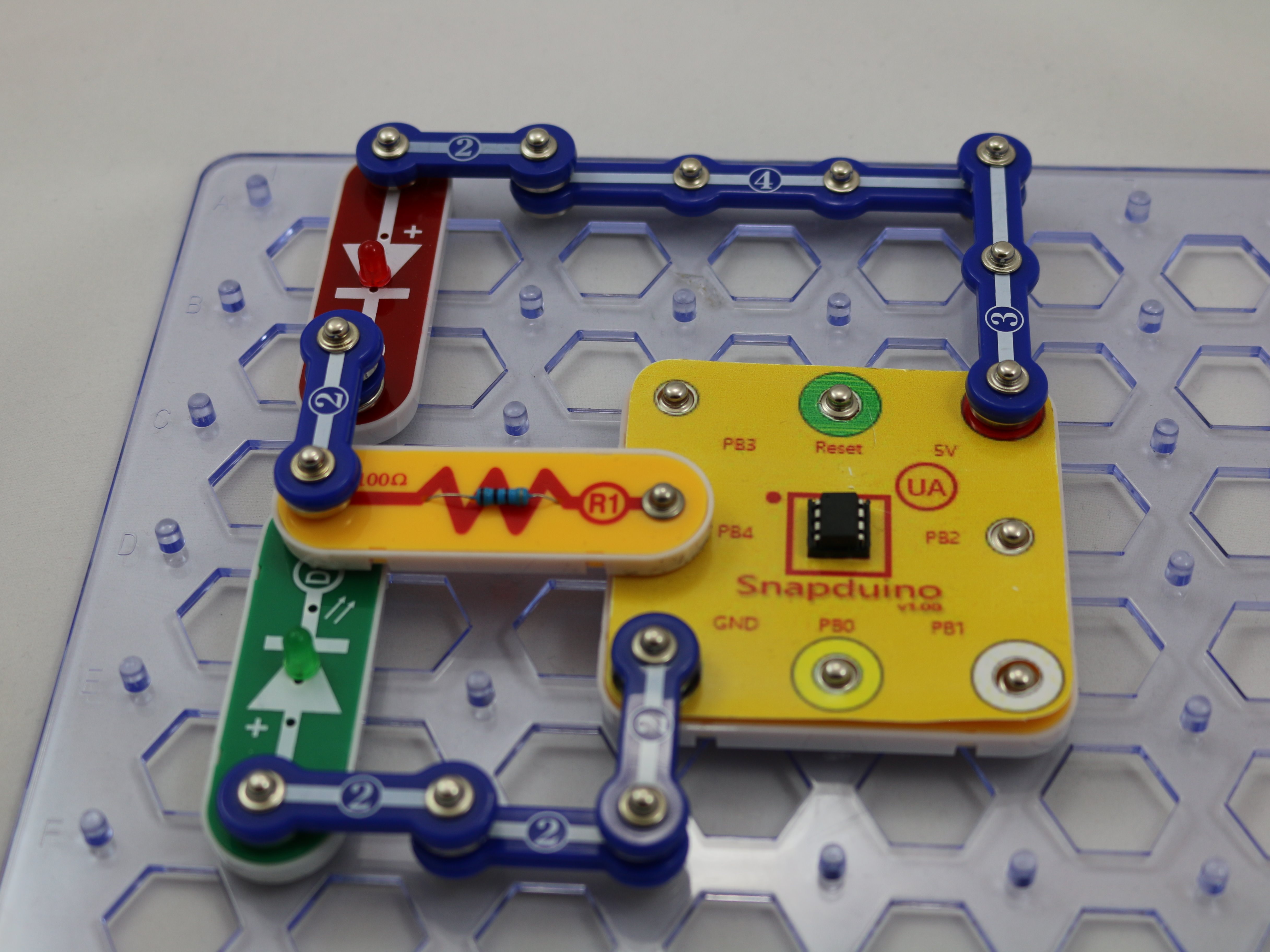 Snap Circuits® - Snapduino Dual LED Single Pin - Hackster.io