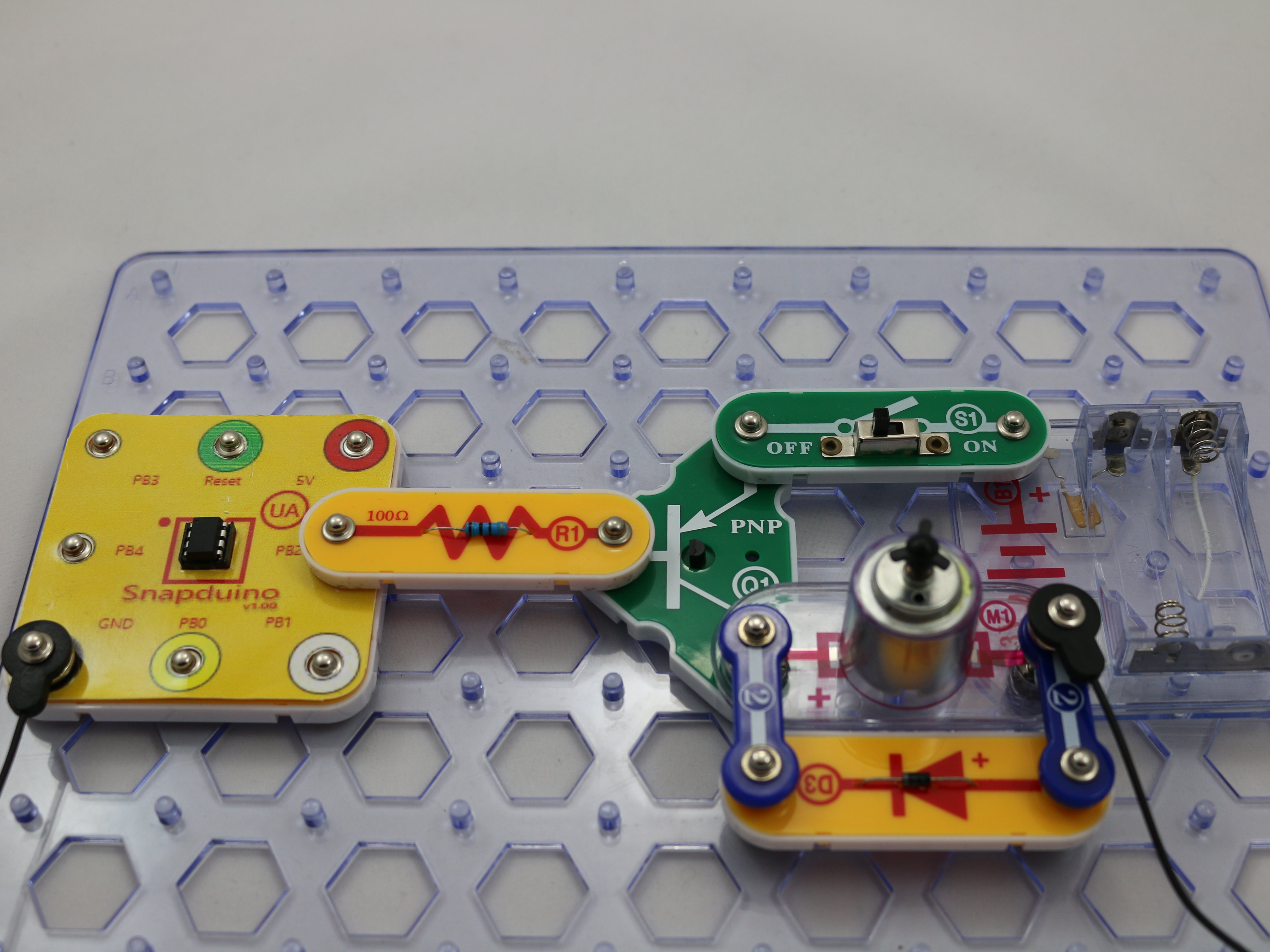 Snap Circuits® - Snapduino PNP Motor - Hackster.io