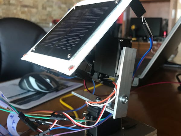 Servo Controlled Light Tracking Solar Panel Platform Arduino Project Hub