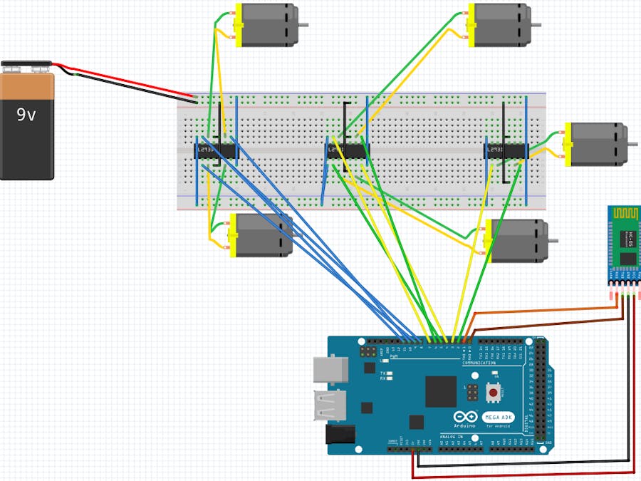 Robotic Arm Control Using Bluetooth Arduino And Android App Arduino Project Hub