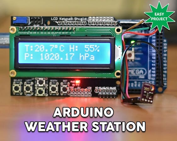 Arduino Easy Weather Station With BME280 Sensor - Arduino Project Hub