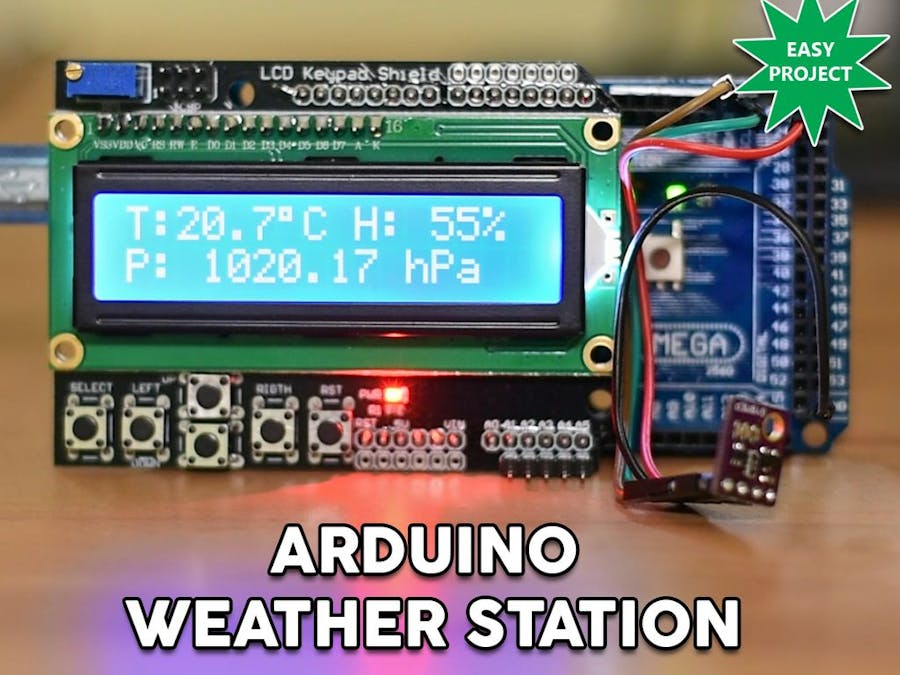 Arduino Easy Weather Station With Bme280 Sensor Arduino Project Hub 0655