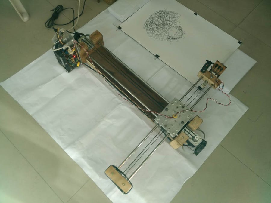 Crazy Engineers Drawing Robot Arduino Grbl Corexy Drawbot Arduino Project Hub