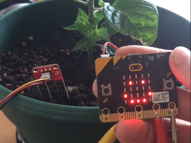 Micro:bit Moisture sensor - micro:bit Projects