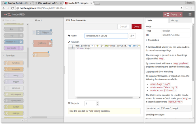 How to Send Data to IBM Watson From Raspberry Pi - Part II - Hackster.io
