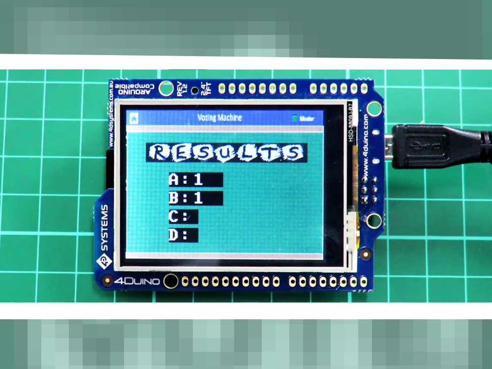 Voting Machine Featuring 4Duino-24 - Hackster.io