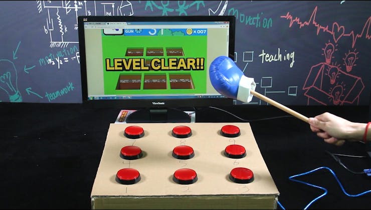 How to DIY a Whack-a-Mole Game with Cardboard Box - Hackster.io