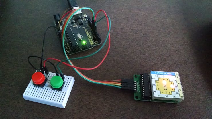 Analog Clock with LED Matrix and Arduino - Hackster.io