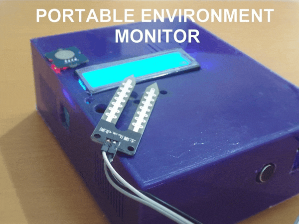 Portable Environment Monitor Arduino Project Hub