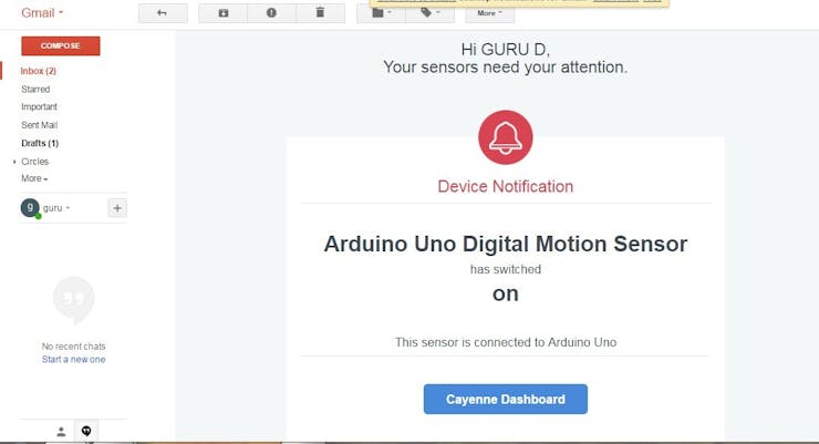 Secure Your Home with Arduino And Cayenne - Hackster.io
