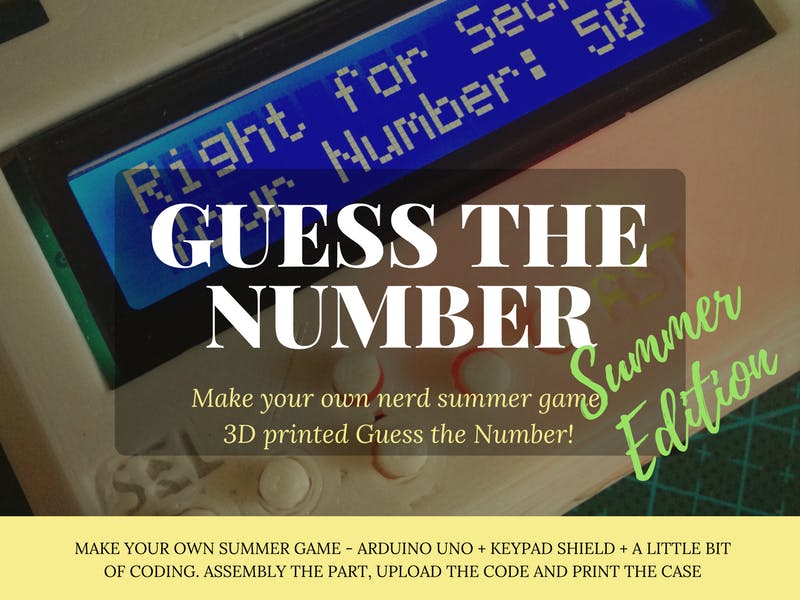 Guess The Number With Arduino Keypad Arduino Project Hub