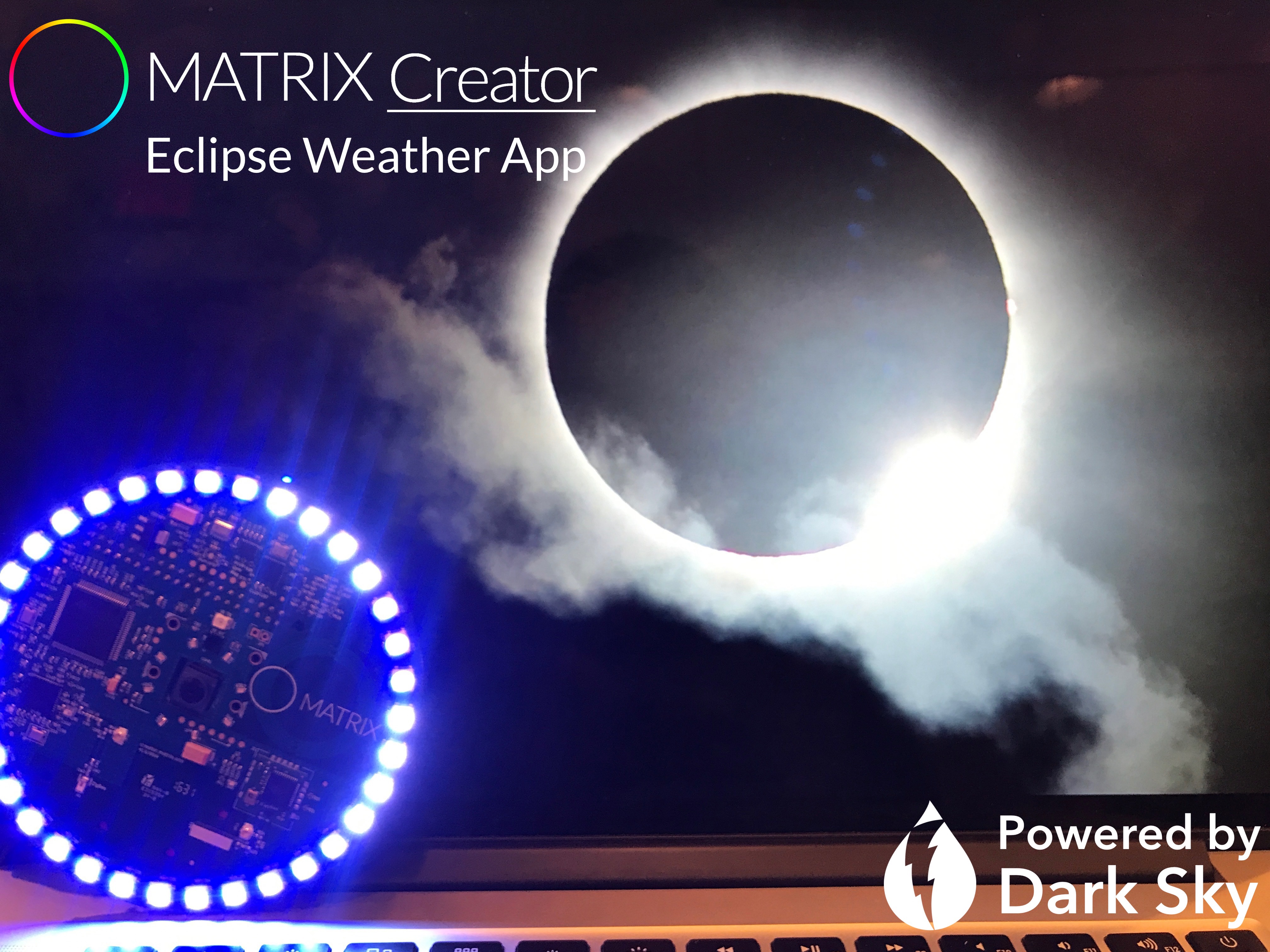 New MATRIX Creator Weather App on Eclipse Day - Hackster.io
