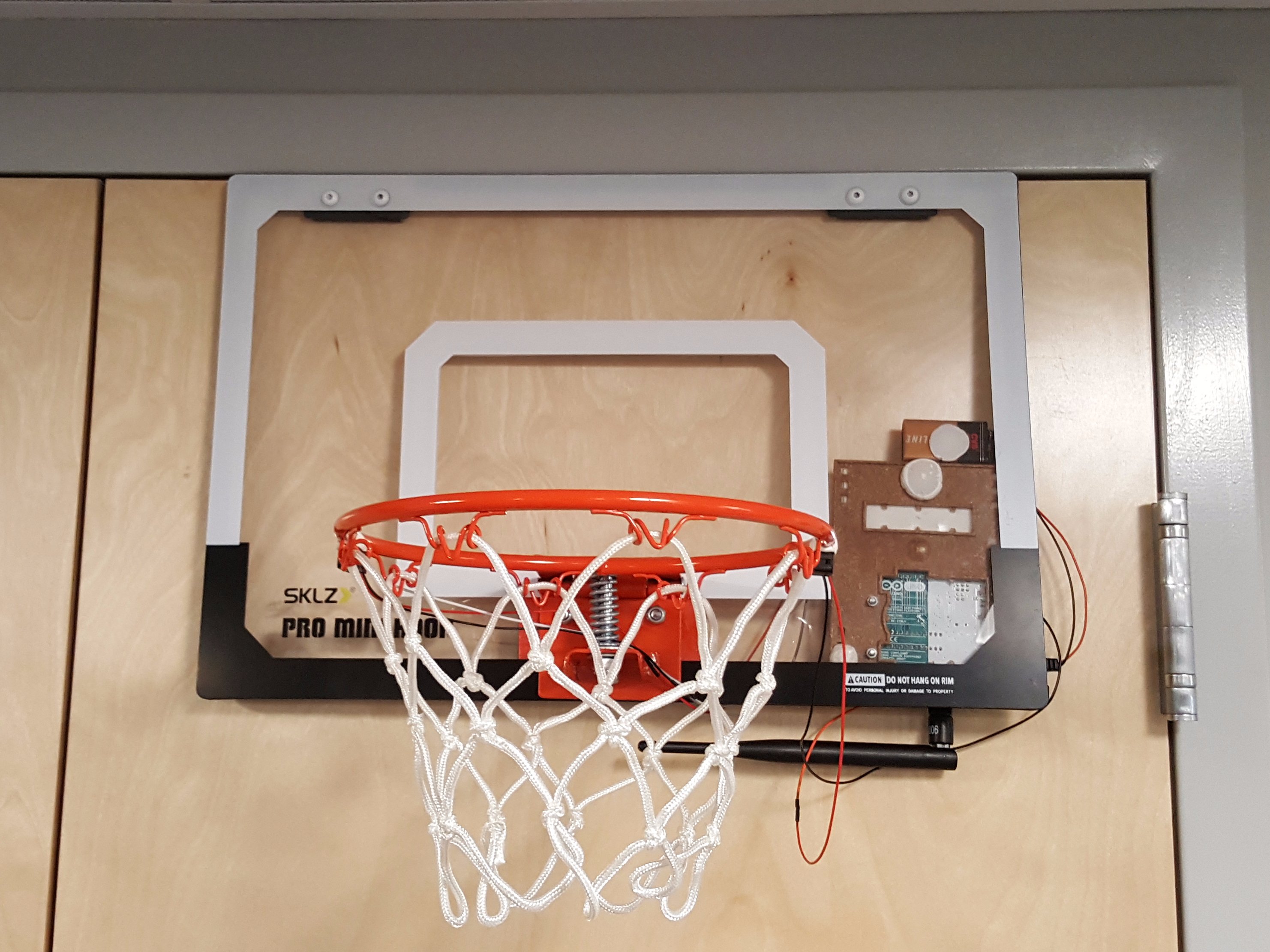 Sigfox-Connected Basketball Hoop - Hackster.io