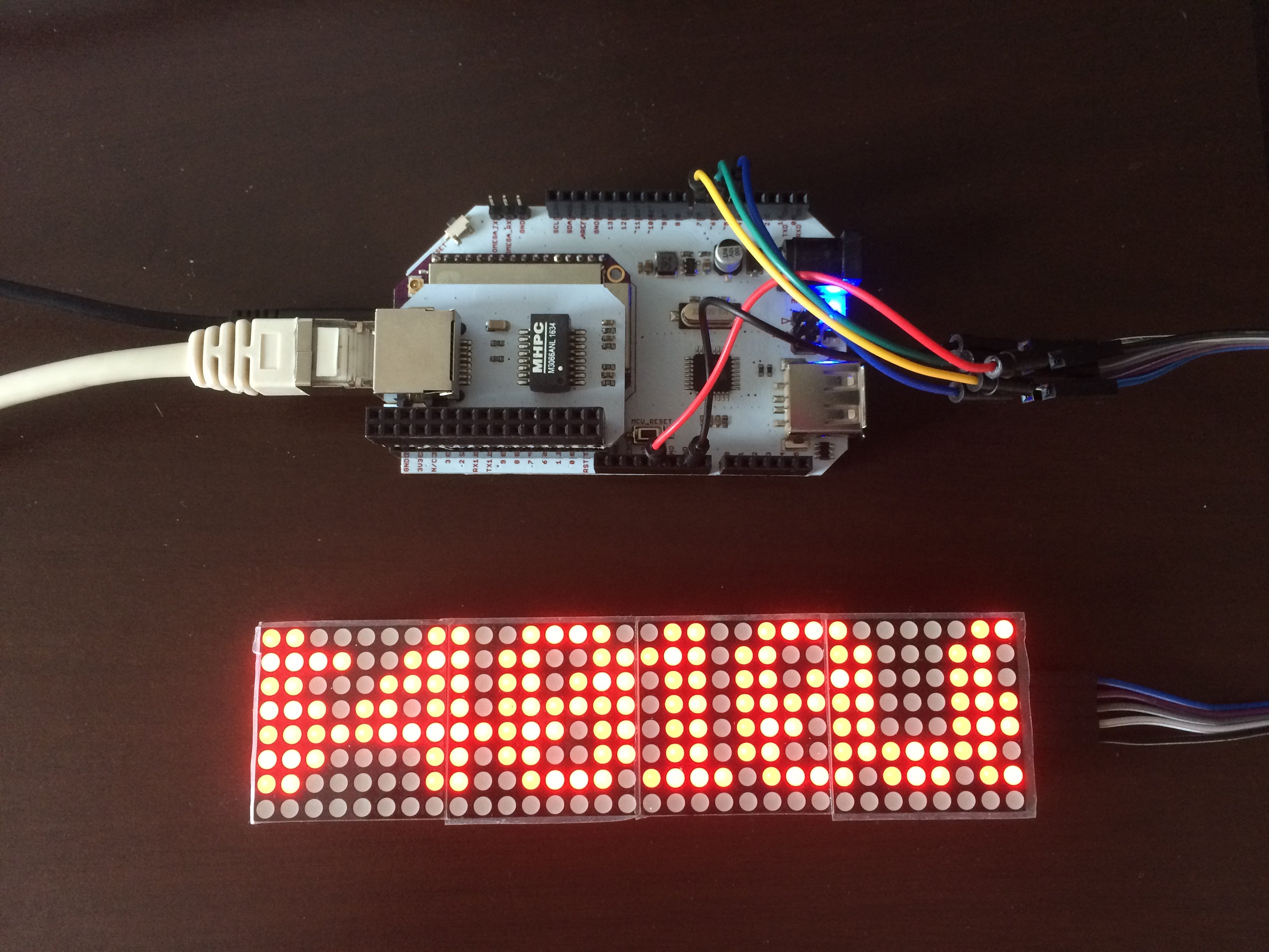 Omega Scrolling Marquee Display - Hackster.io