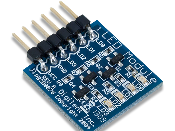 Using the Pmod LED with Arduino Uno - Hackster.io