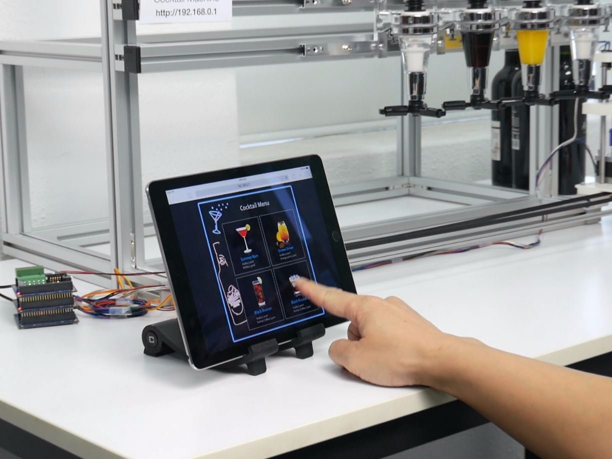 Cocktail Machine with PHPoC (Web Version) - Hackster.io