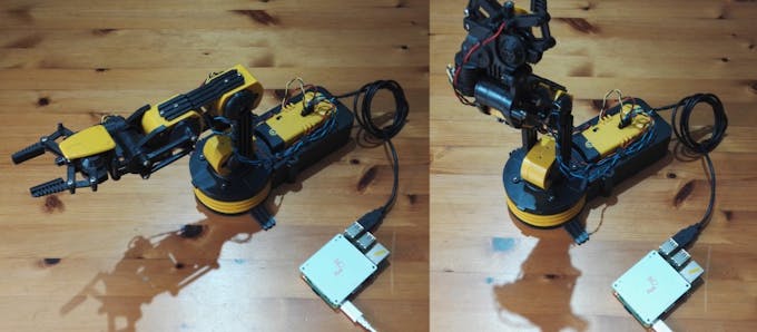 Raspberry Pi as a Robotic Arm Controller with Flick HAT - Hackster.io
