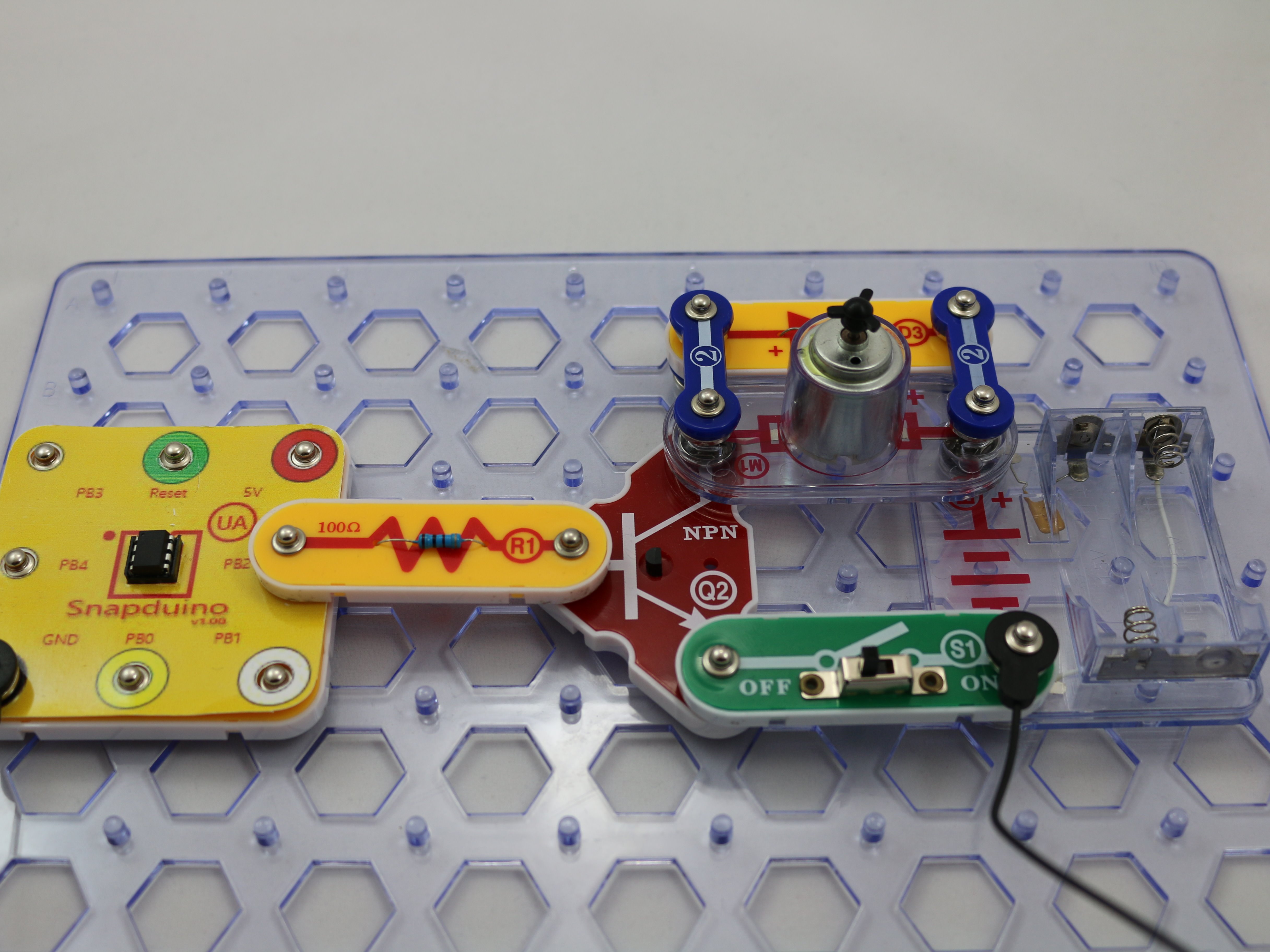 Snap Circuits® - Snapduino NPN Motor - Hackster.io