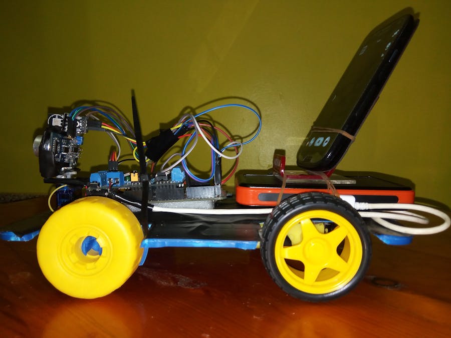 Automatic And Manual Robot Navigation Using Smartphone Arduino Project Hub