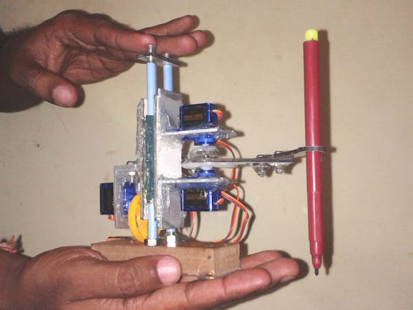 Cute Drawing Buddy V1 Scara Robot Arduino Arduino Project Hub