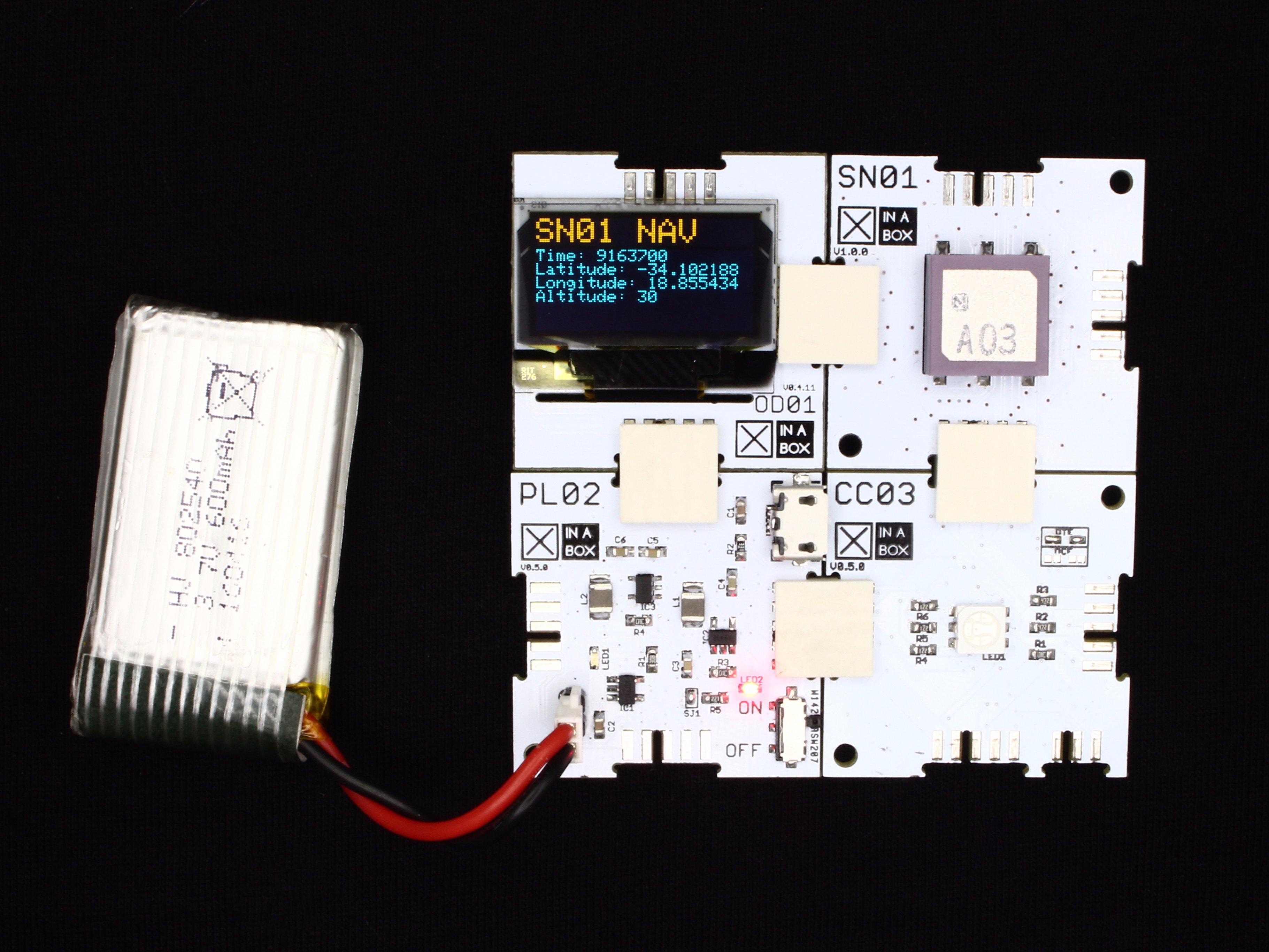 GPS OLED Position Display Using XinaBox - Hackster.io