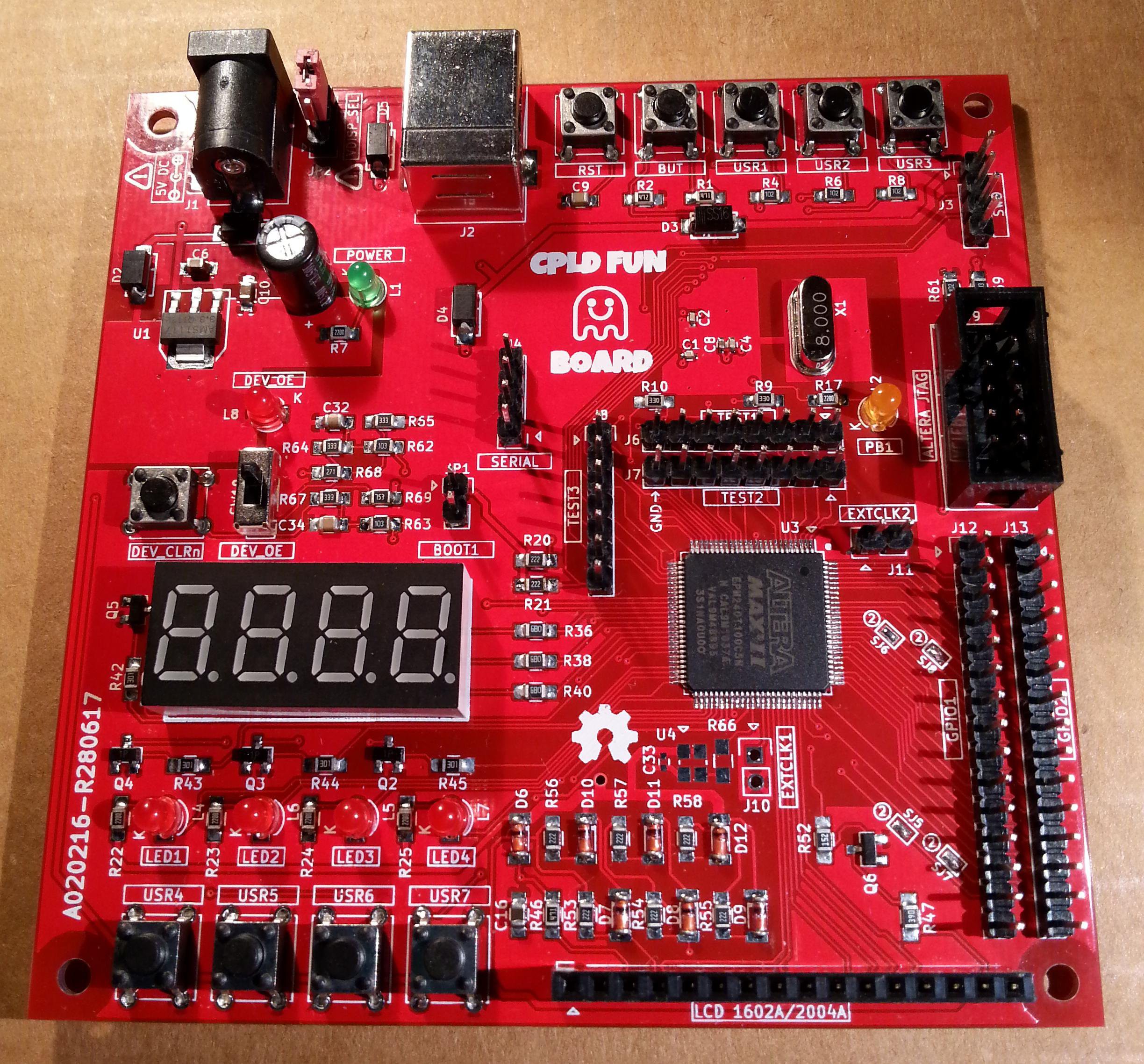 Arduino + CPLD = CPLD Fun Board! Two dev boards into one - Hackster.io