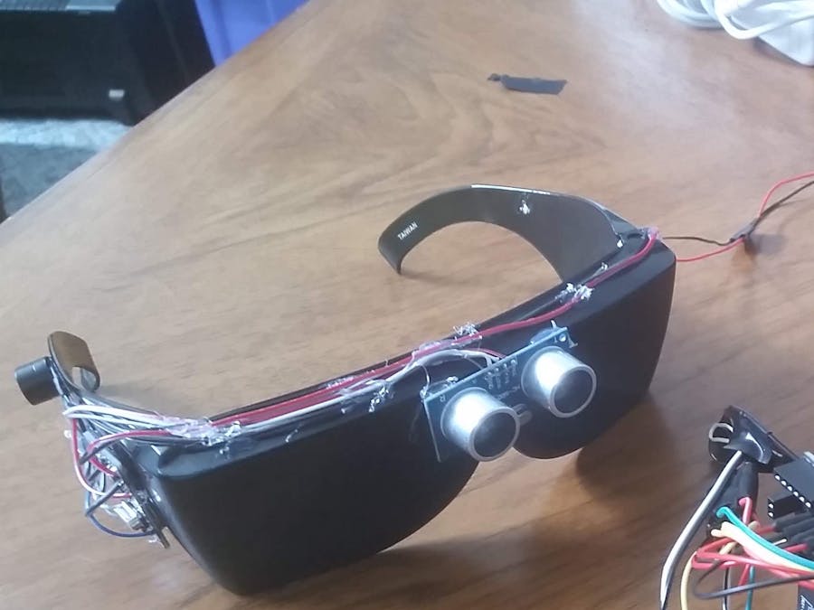 Ultrasonic Glasses For The Blind Arduino Project Hub