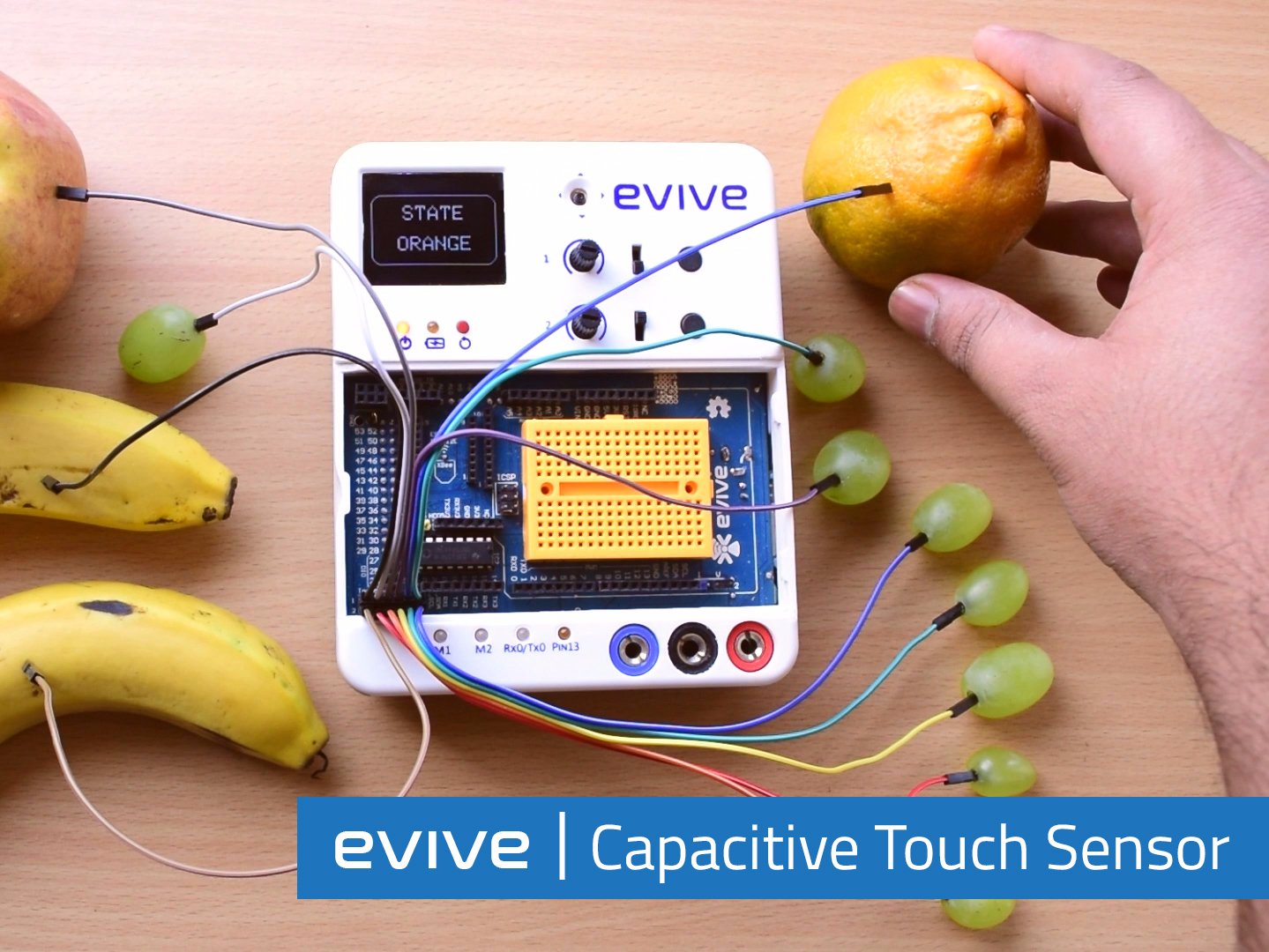 Capacitive Touch With evive (Arduino Based Controller) - Hackster.io