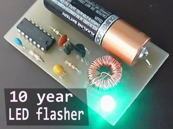 10 Year LED Flasher - Hackster.io
