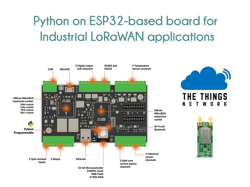 Python on ESP32 for Industrial LoRaWAN Applications - Hackster.io