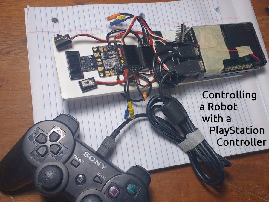 Controlling A Robot With A Playstation Controller Arduino Project Hub